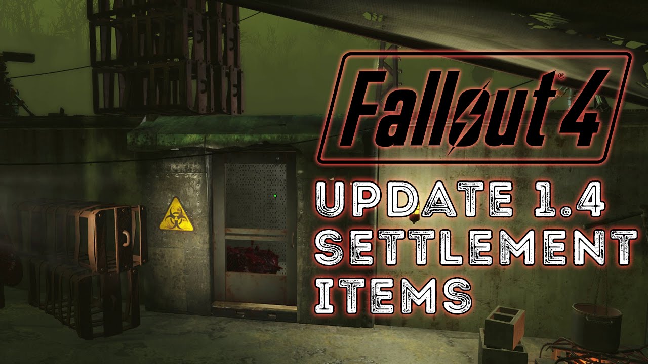 Fallout 4's 1.4 Update: What was added - and where - in Workshop Mode ...