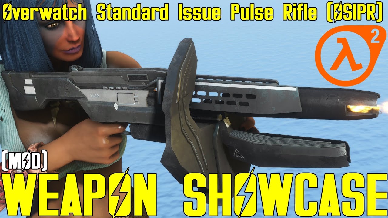Fallout 4: Overwatch Standard Issue Pulse Rifle (OSIPR) - Weapon Mod ...