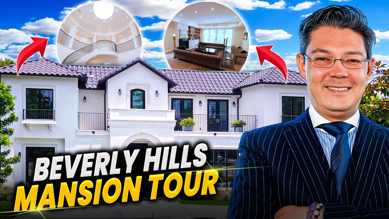 $22,900,000 Incredible Beverly Hills Mansion Tour with Christophe Choo ...