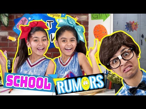 School Rumors What Ev's - Types of Kids at School - Funny Skits // GEM Sisters
