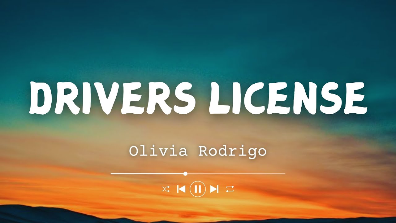 Olivia Rodrigo – Drivers License (Lyrics) - YouTube