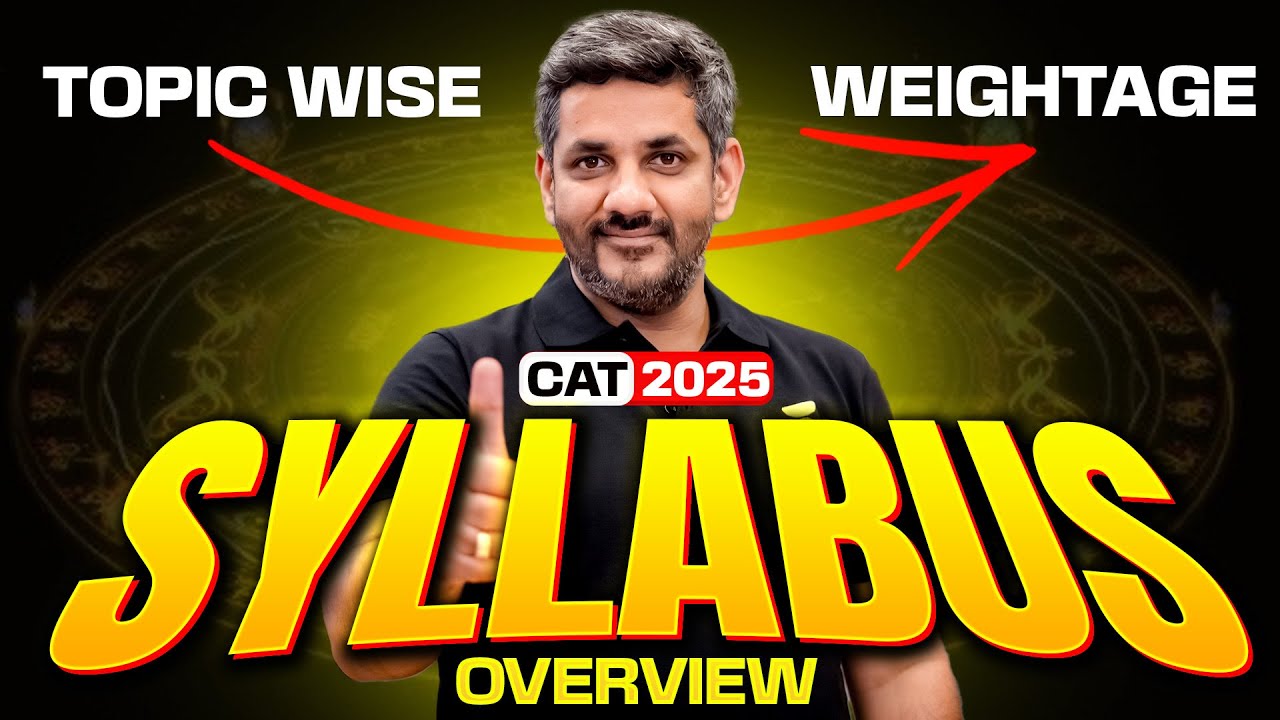 CAT SYLLABUS 2025 ⚡️ Section-Wise Detailed Analysis! - YouTube