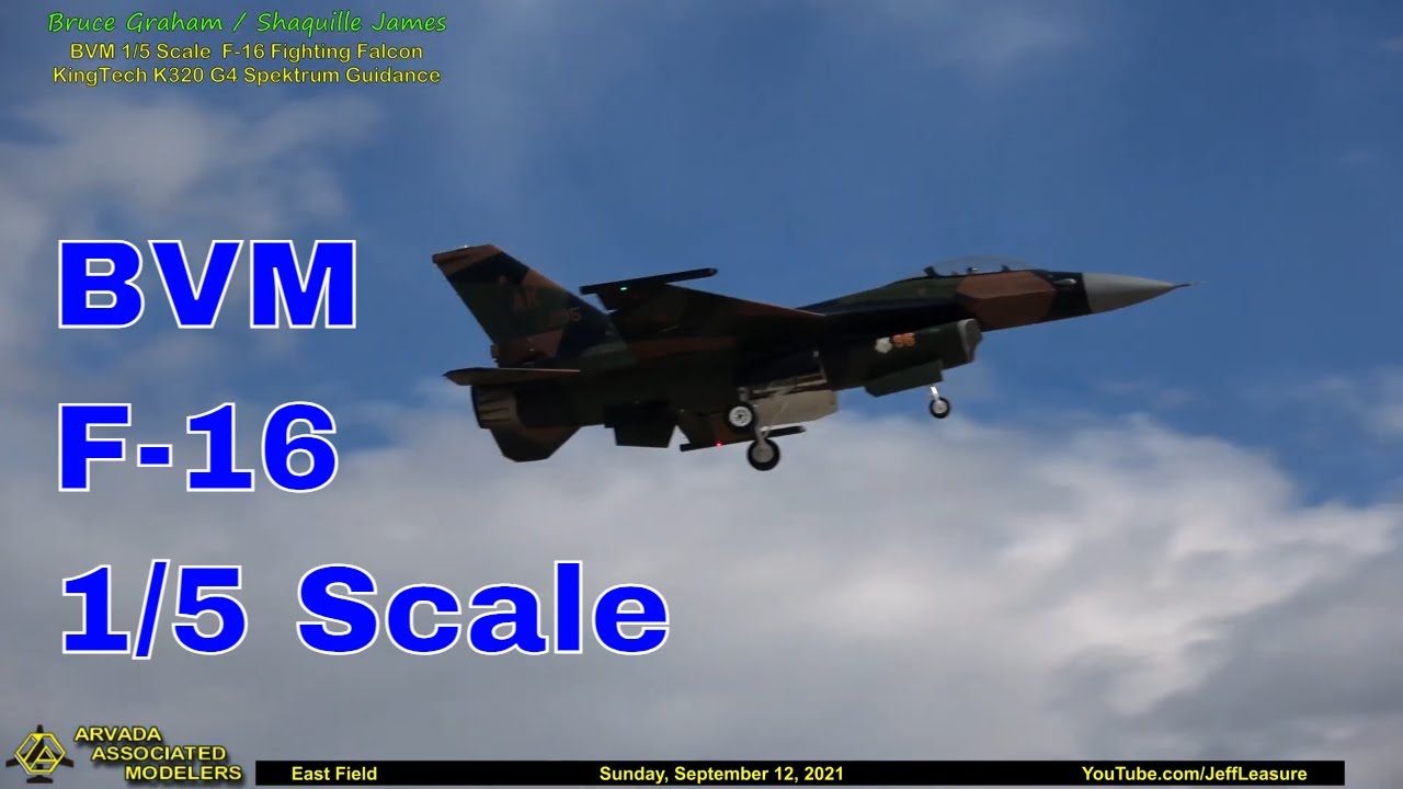 Bruce and Shaq BVM F-16 1/5 Scale - Sunday, September 12, 2021 - YouTube