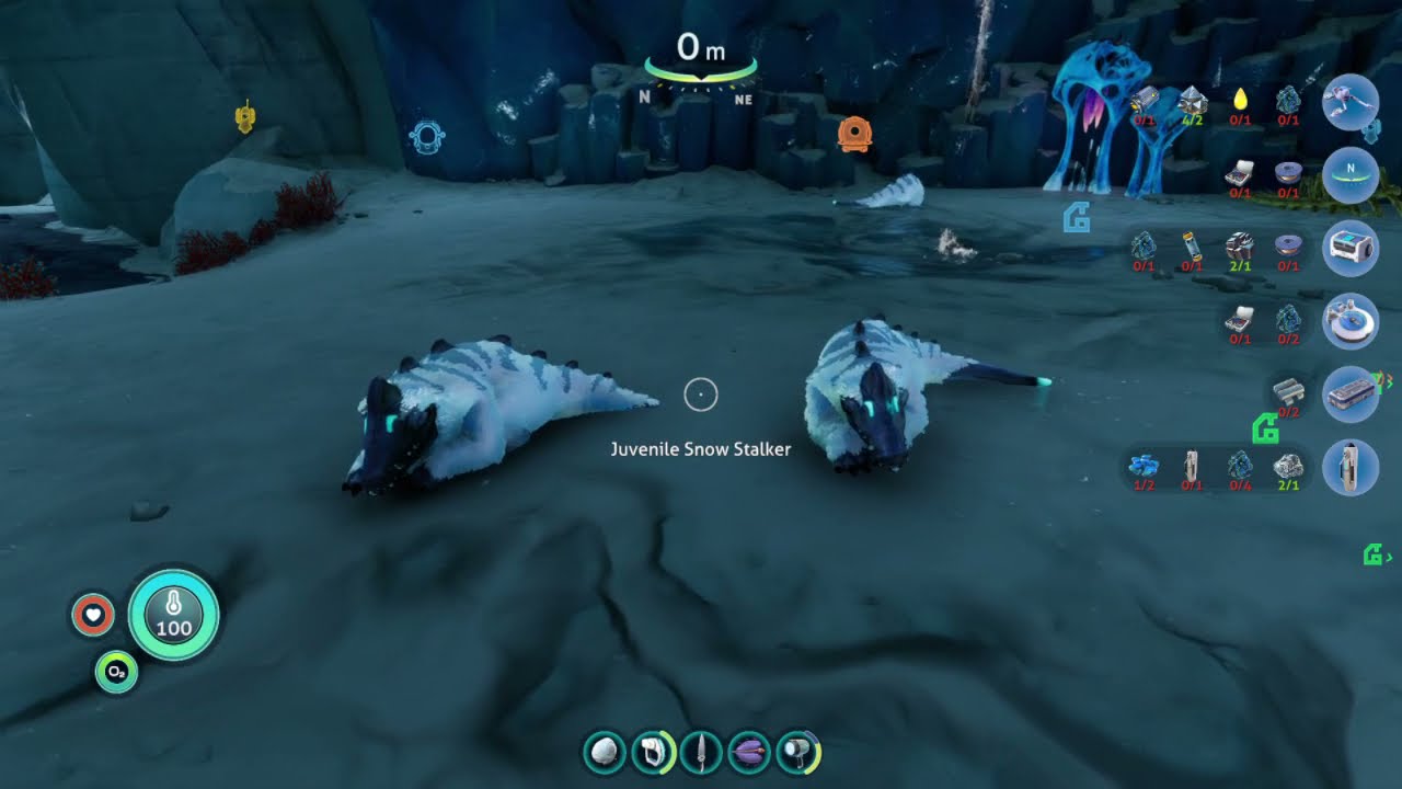 [spoilers for subnautica below zero] i put a baby pingling in baby ...