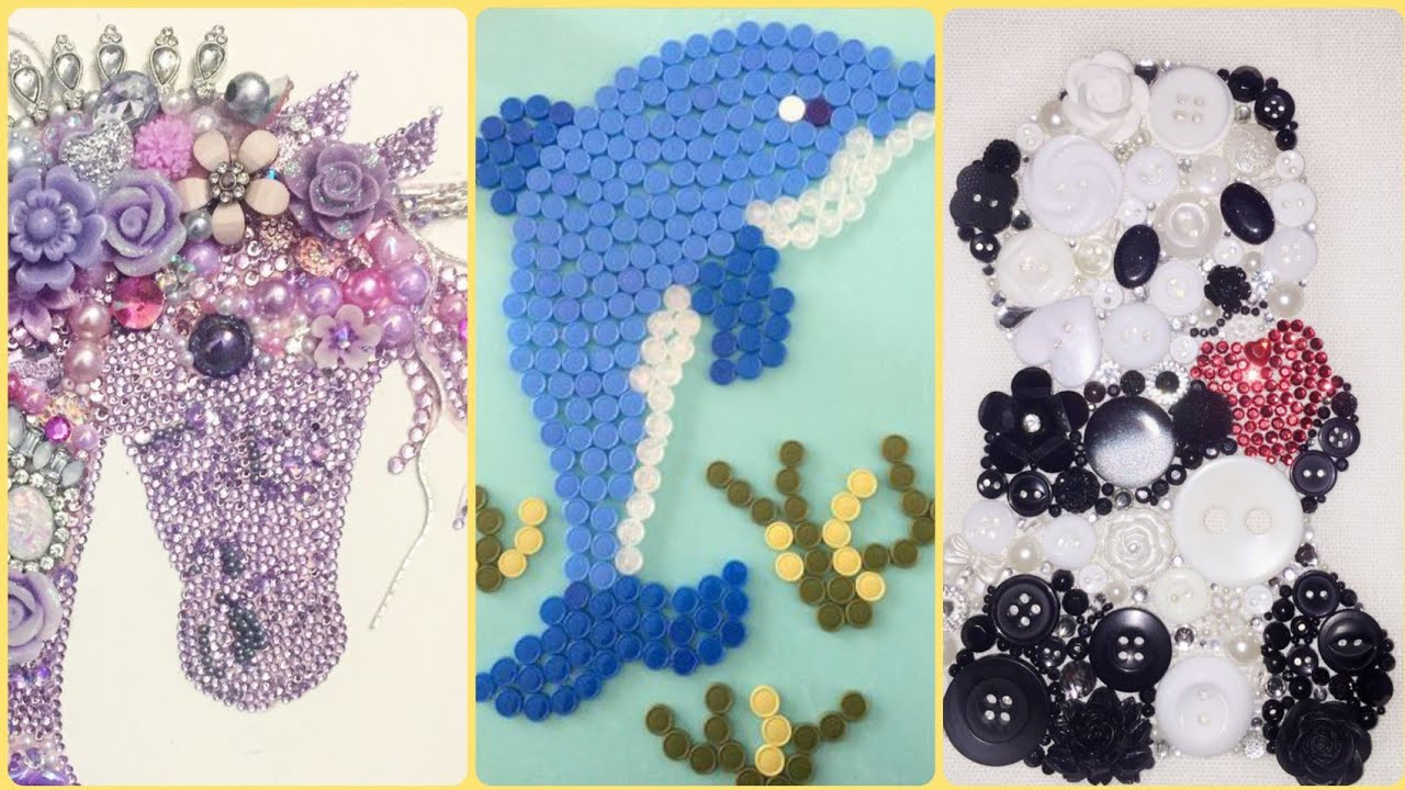 40+ Diy Button Craft Ideas For Kids || Craetivity Ideas For Kids - YouTube