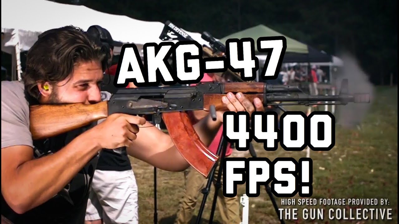 FULL AUTO AKG-47 SUPER SLOW MOTION (4,400 FPS) - YouTube