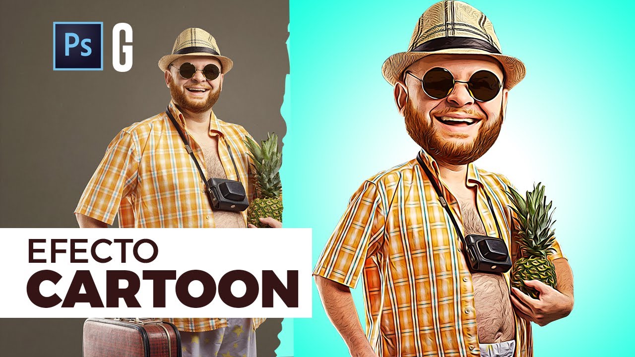 Photoshop Tutorial | Efecto Cartoon SUPER FÁCIL | SUPER EASY Cartoon Effect - YouTube