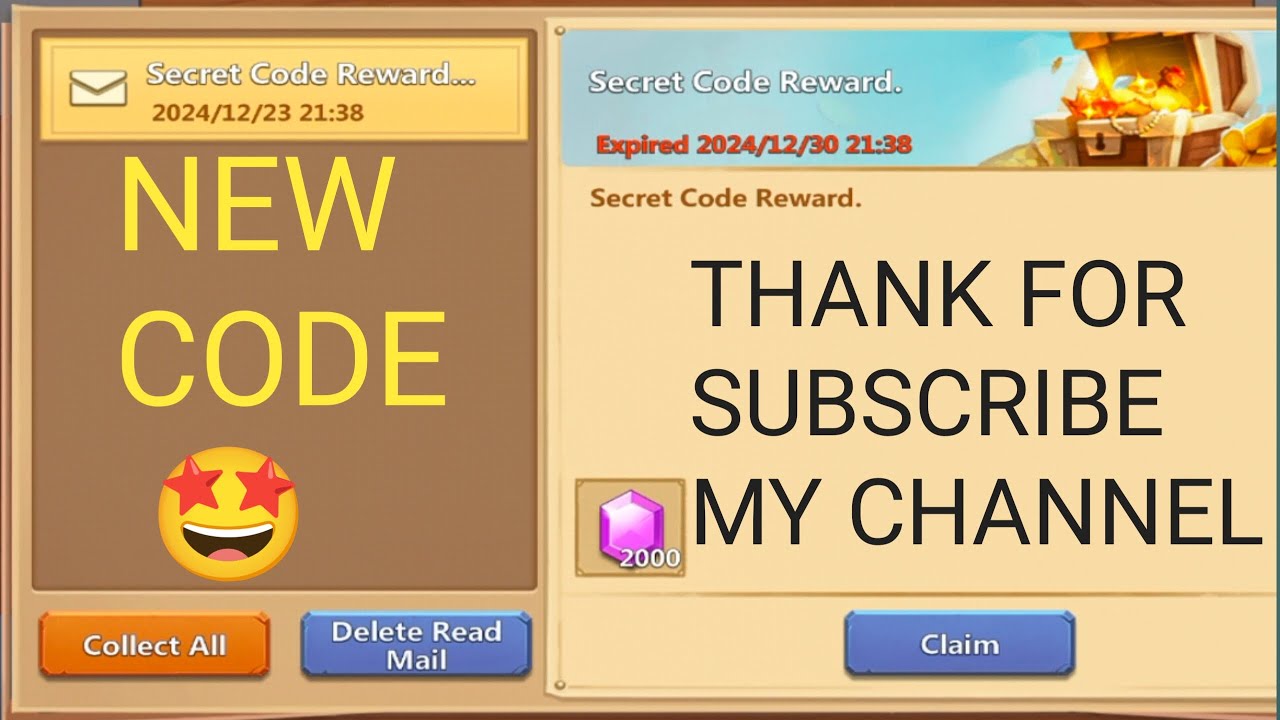 NEW SECRET CODE 🤩 CASTLE CLASH - YouTube