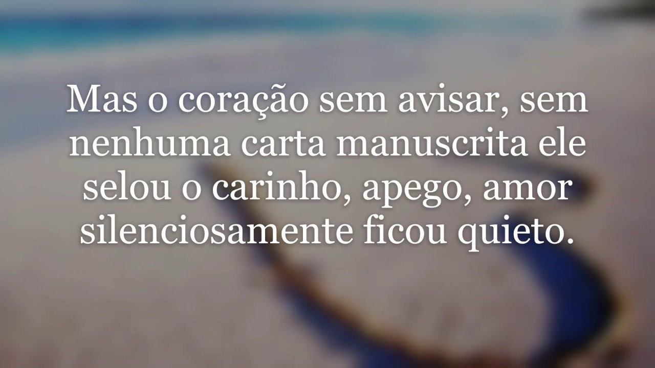 Simplesmente nada é em vão - Poema 14 - YouTube