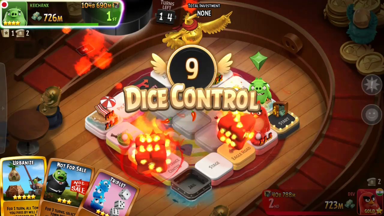 Angry Birds Dice Android/IOS Gameplay #5 : Refreshed After Many Days ...