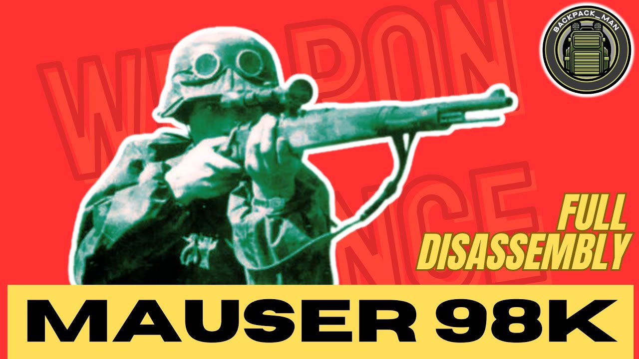 Mauser 98k rifle - full disassembly and assembly. All parts. - YouTube