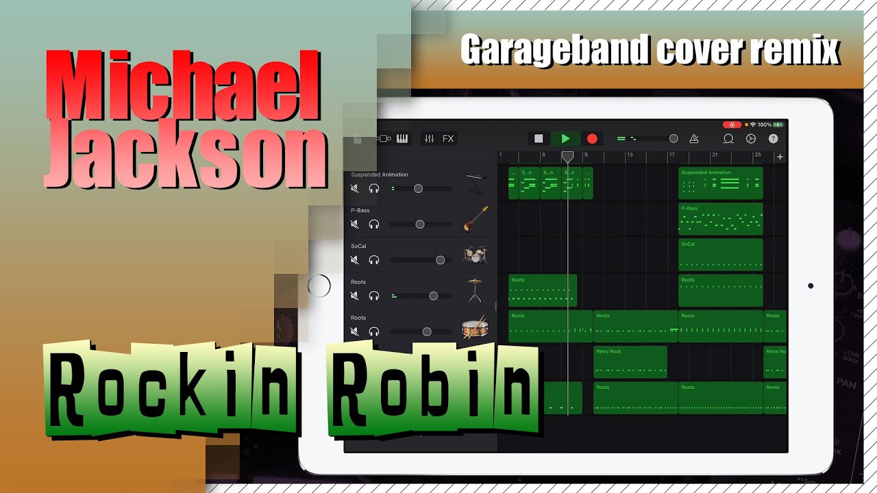 Michael Jackson - Rockin Robin | Garageband Song Remake Cover Remix ...