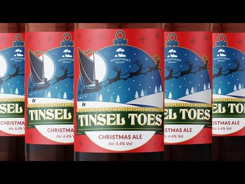 Woodfordes Brewery - Tinsel Toes Christmas Ale - Beer Review - YouTube