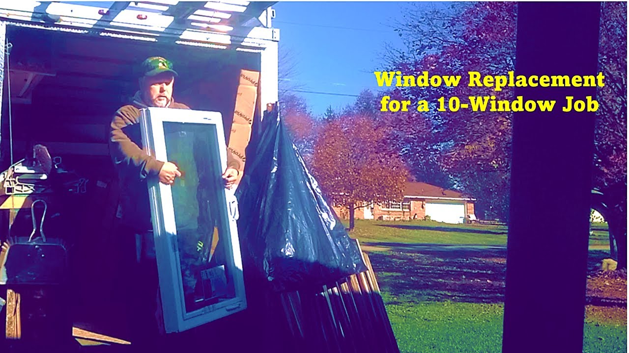 Window Replacement for a 10-Window Job - YouTube
