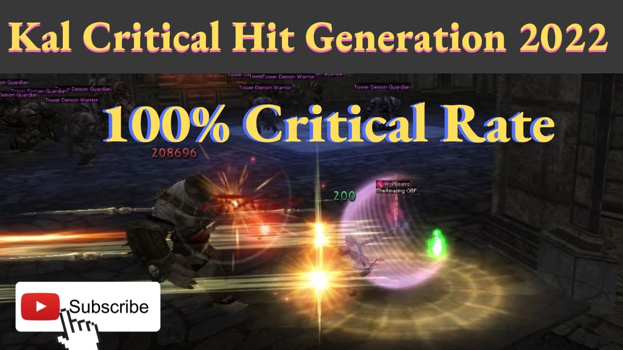 Game Guide | Kal online how to make 100% critical rate for violent ...