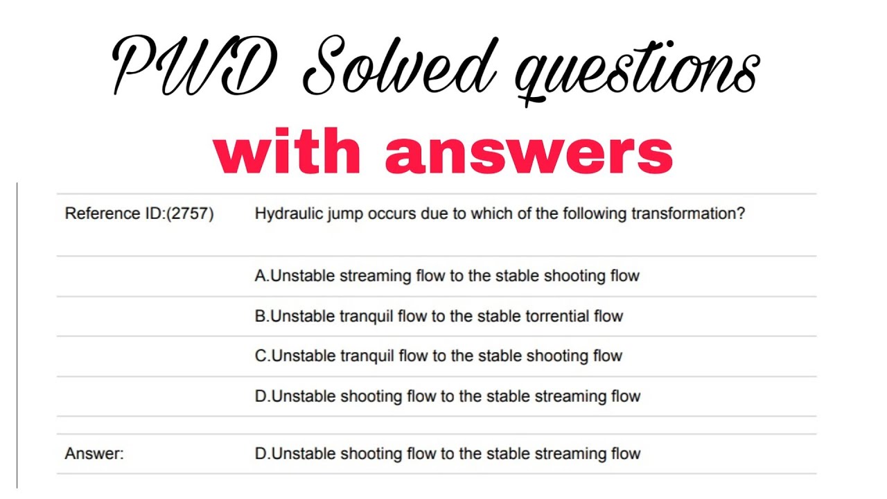 Pwd previous question paper | PWD solved question with answers | solved ...