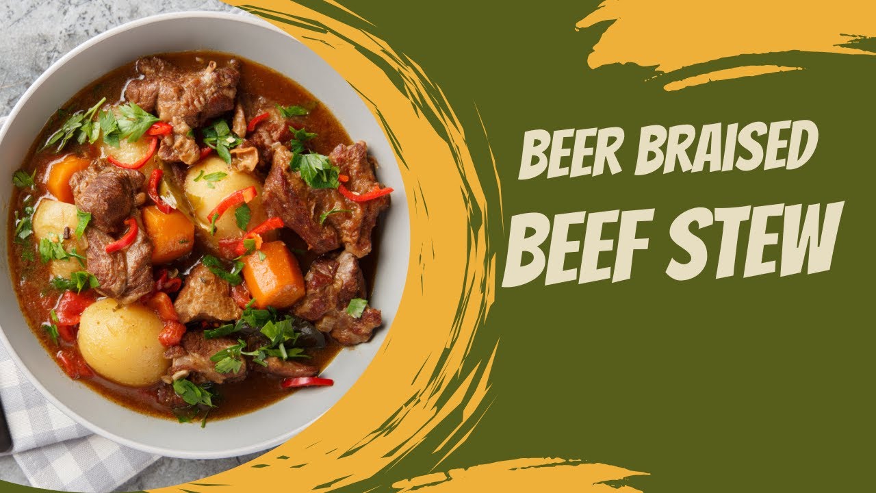 Easy One Pot Beef Stew| Beer Braised Beef Stew | The Frugal Chef - YouTube