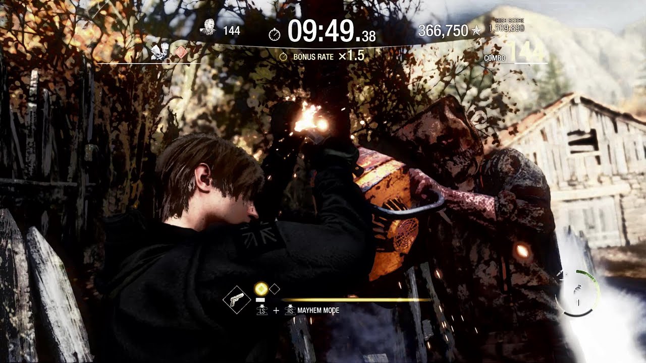 Resident Evil 4 Reimagined Mercenaries - Village SOLO - (Classic Ghost ...