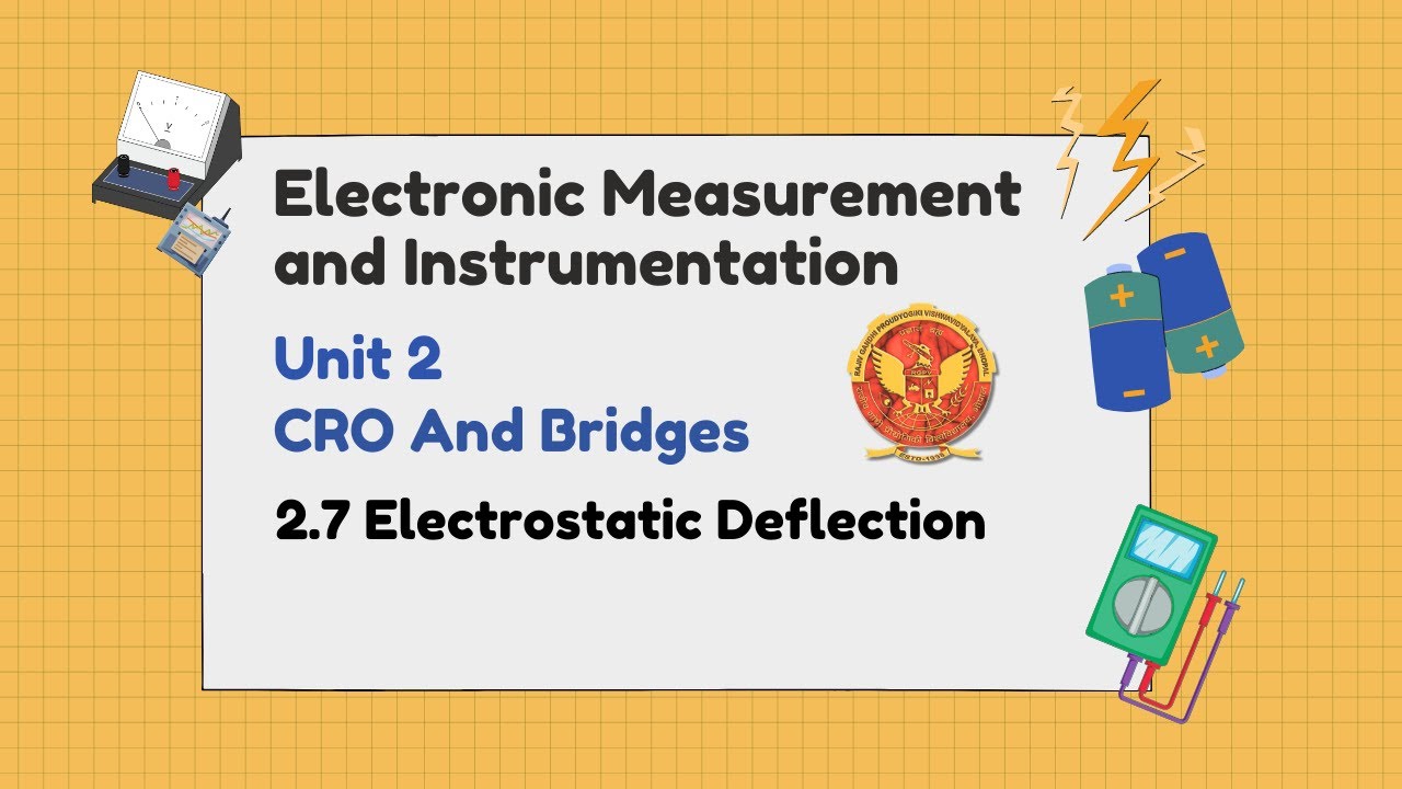 2.7 Electrostatic Deflection | EC302 | - YouTube