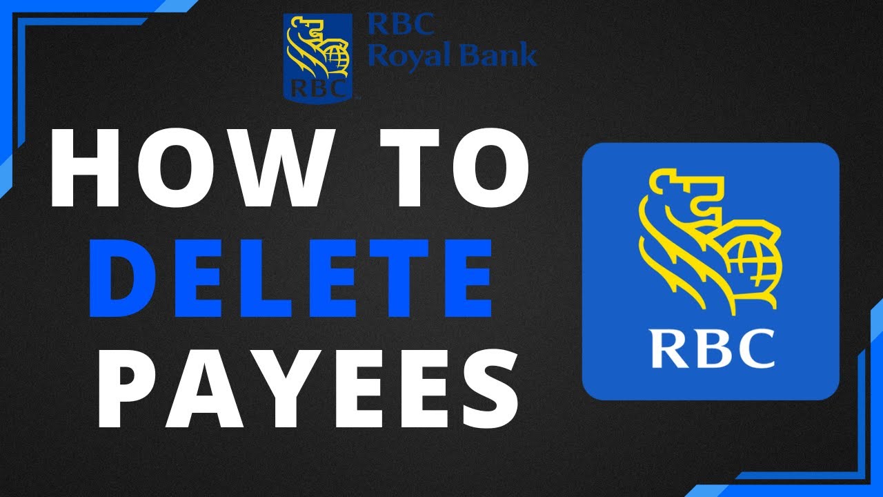 How To Delete Payees On RBC Mobile App (Easy Method) - YouTube