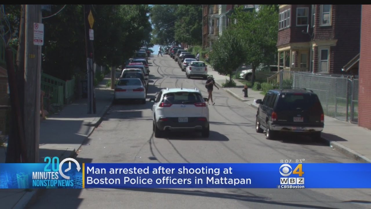 Boston Police Arrest Man They Say Shot At Them - YouTube