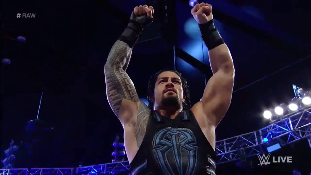 WWE Roman Reigns entrance at RAW - YouTube