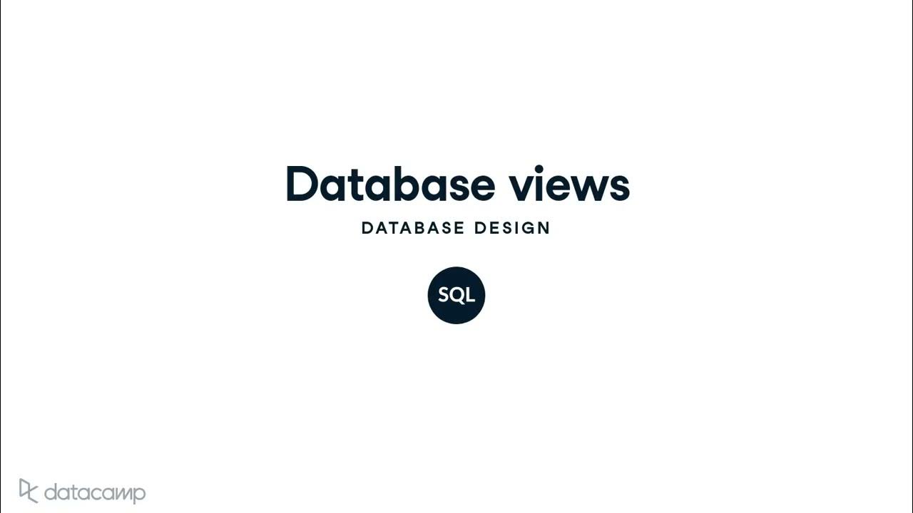 Database Views | SQL - YouTube