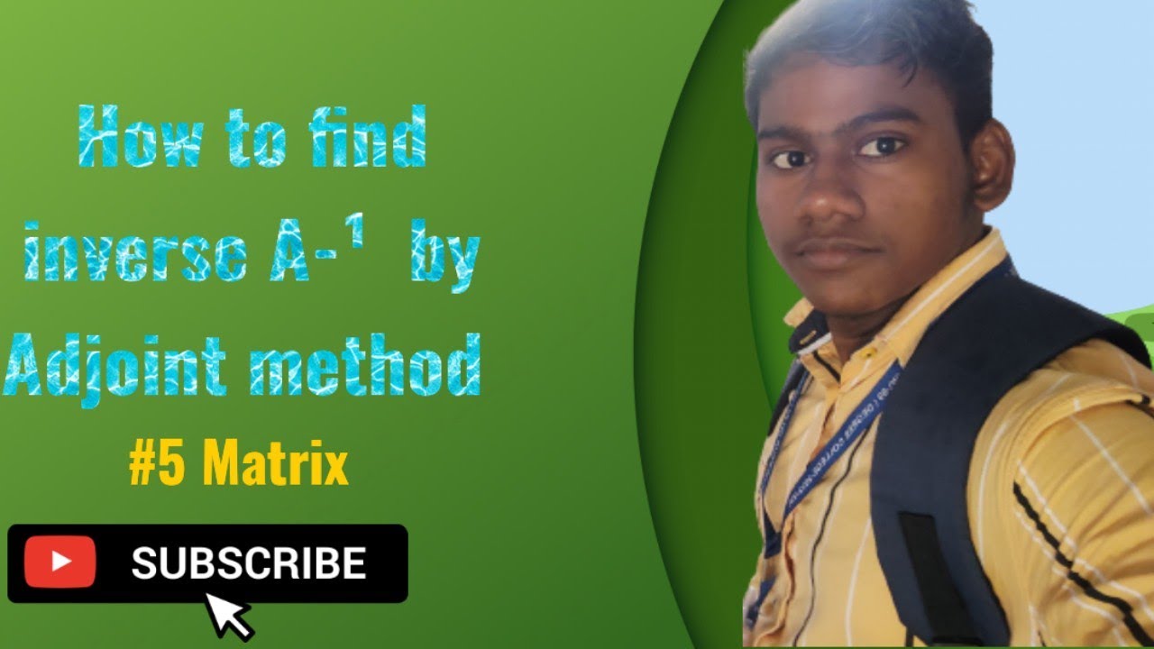 How to find inverse of Matrix. Matrix #5. #Learn #somethings - YouTube