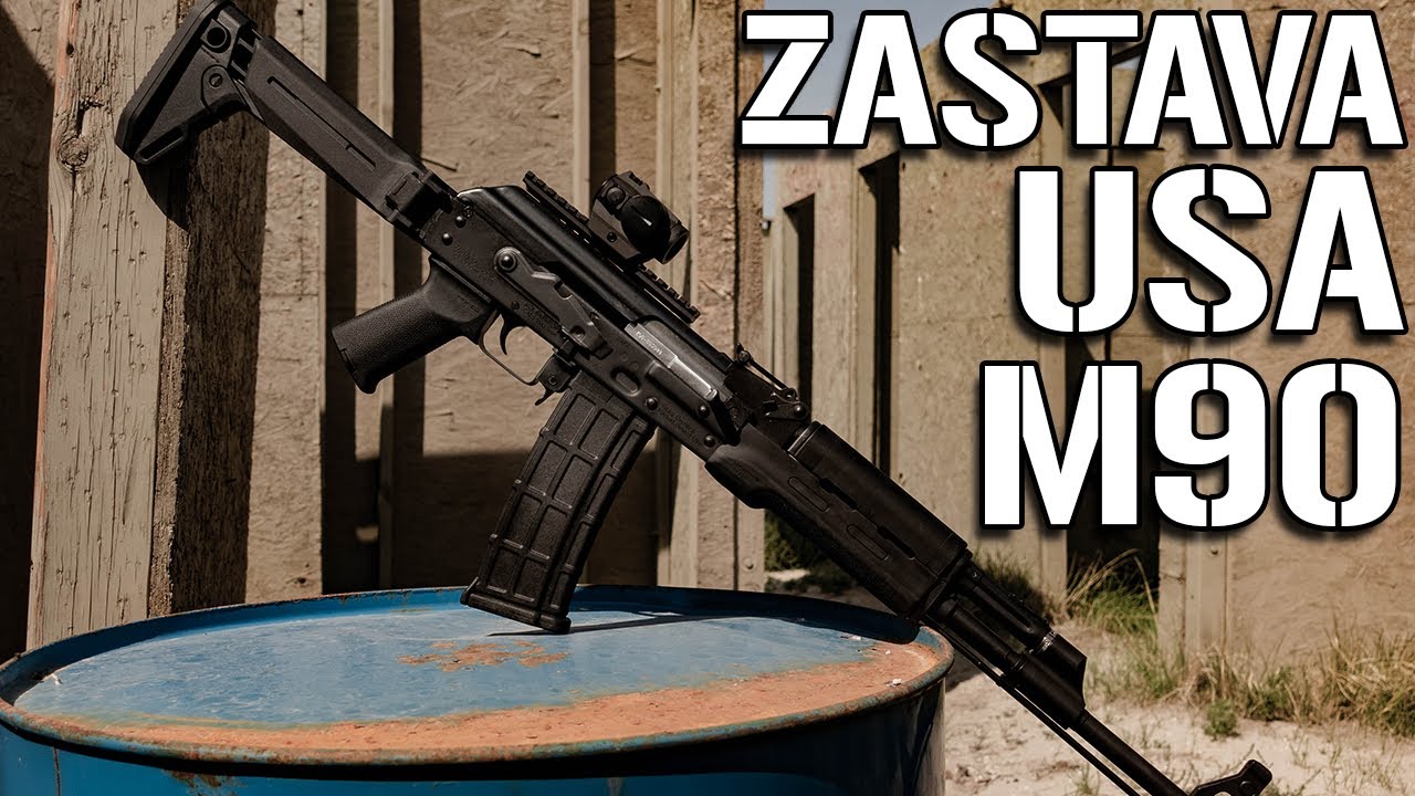 Zastava USA M90 AK chambered in 5.56!!! - YouTube
