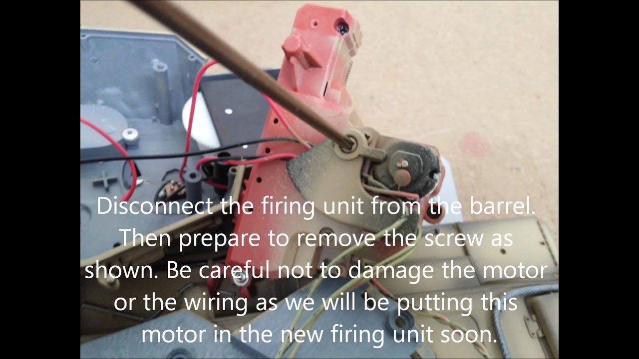 How-to: Quick airsoft unit replacement on Taigen Tanks - YouTube