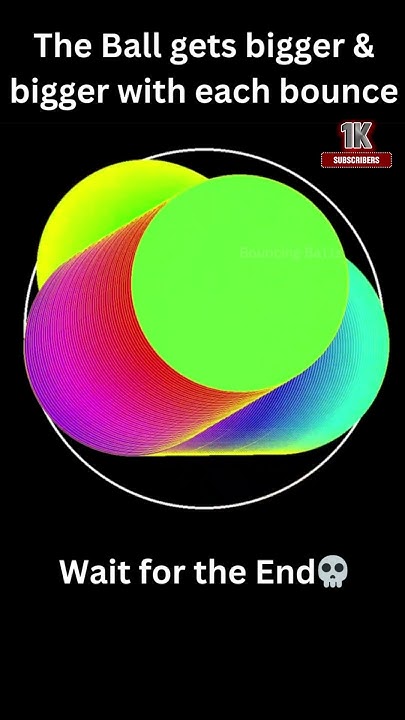 The Bouncing Ball Gets Bigger with each Bounce #asmr #funnyshort # ...