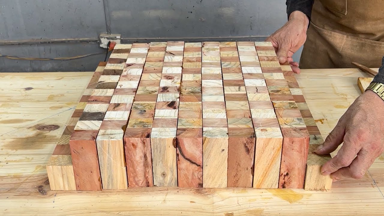 The Most Brilliant And Creative Wood Recycling Project Ever / Round ...