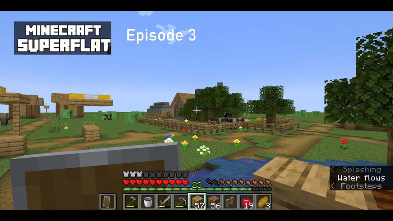 More Base expansion!!! Episode 3 of Minecraft Super flat - YouTube