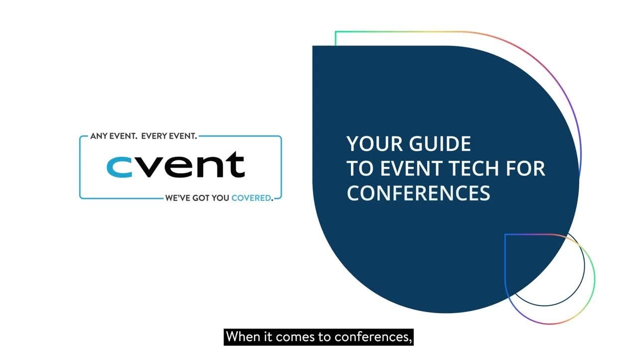Cvent event tech for conferences - YouTube