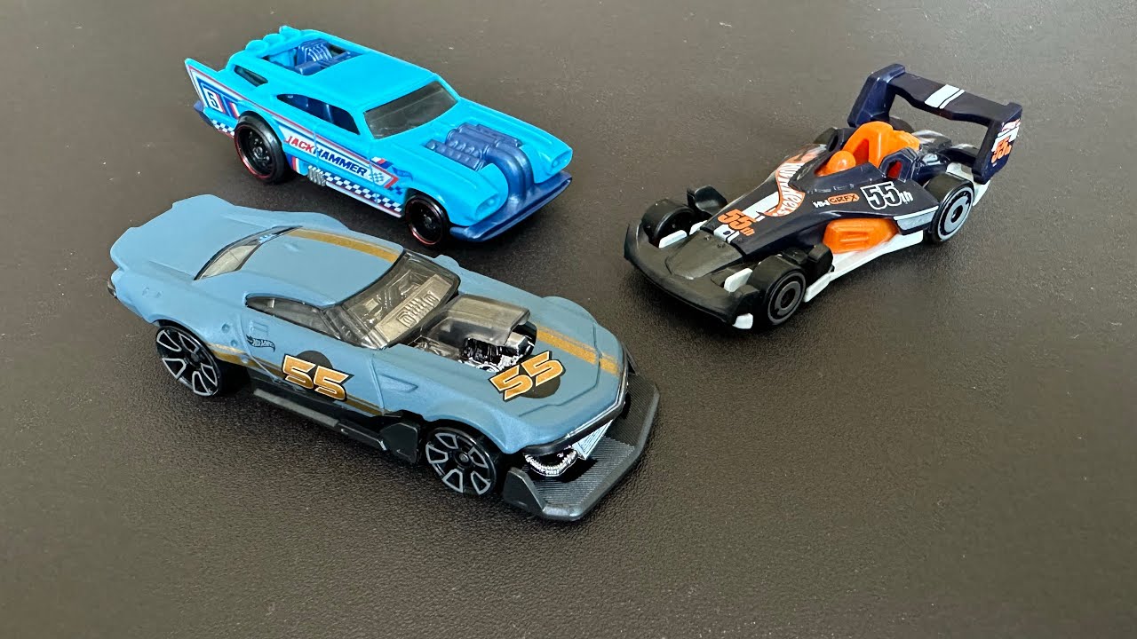 Hot Wheels Jack Hammer, Mod Speeder & HW-4-Track! Review. - YouTube