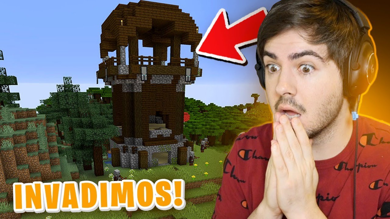INVADIMOS A BASE DOS INVASORES! MINECRAFT #35 - YouTube