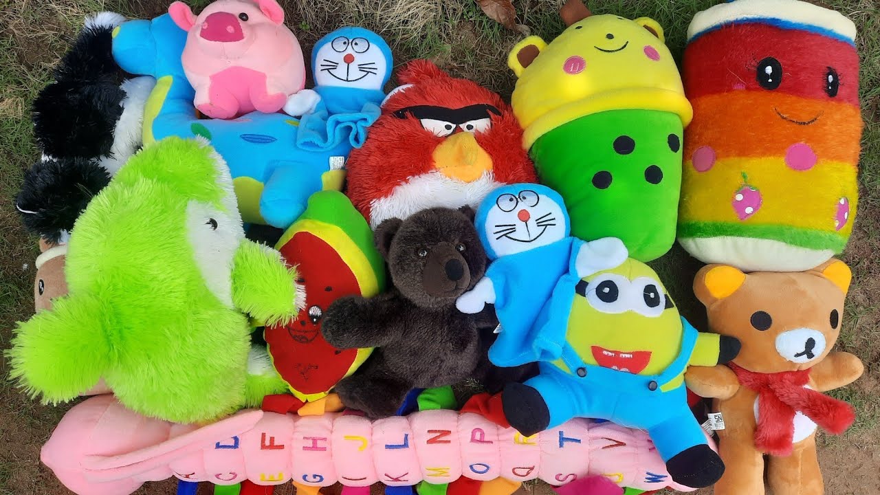 Waw Lucu boneka gurita,anjing,doraemon,boba,minion,pikacu,barbie,dolpin ...