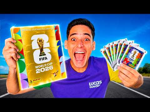 COMPLETANDO O ALBUM DA COPA EM 24 HORAS! ( COPA 2026 )