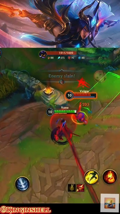 AD Yone Highlights 😤😤 #shorts #wildrift #leagueoflegends #gaming - YouTube