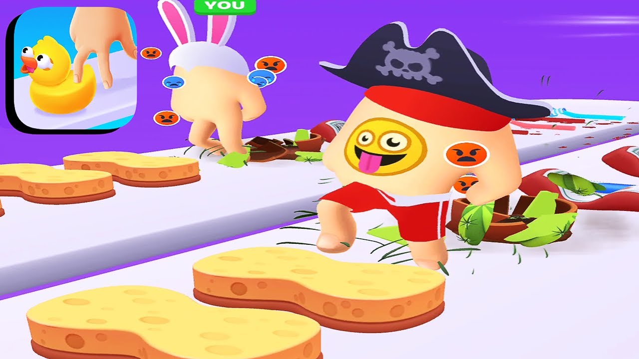 Crushy Fingers Gameplay 🖐💥🤞 All Levels 55-57 - YouTube