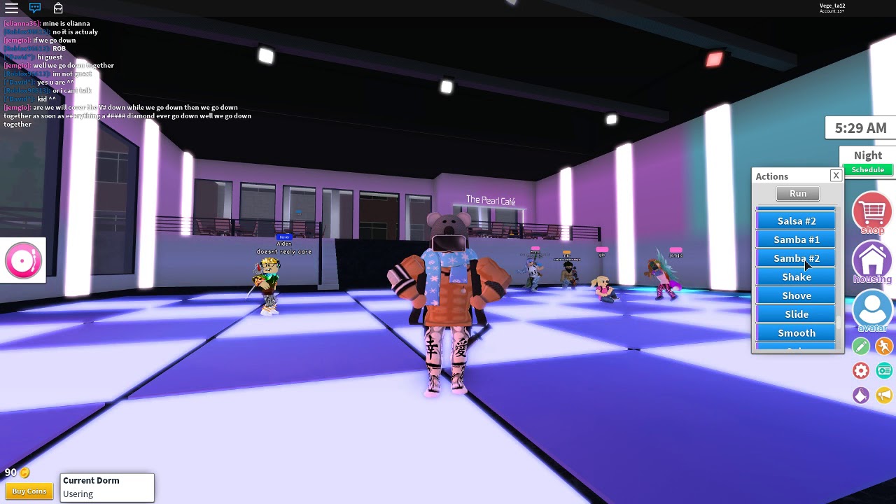 shuffle dance roblox - YouTube