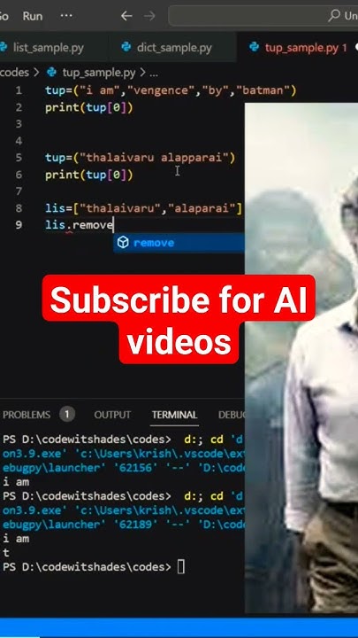 python Tamil beginner tutorial #shorts #shortsvideo #ai #coding #tamil #artificialintelligence # ...