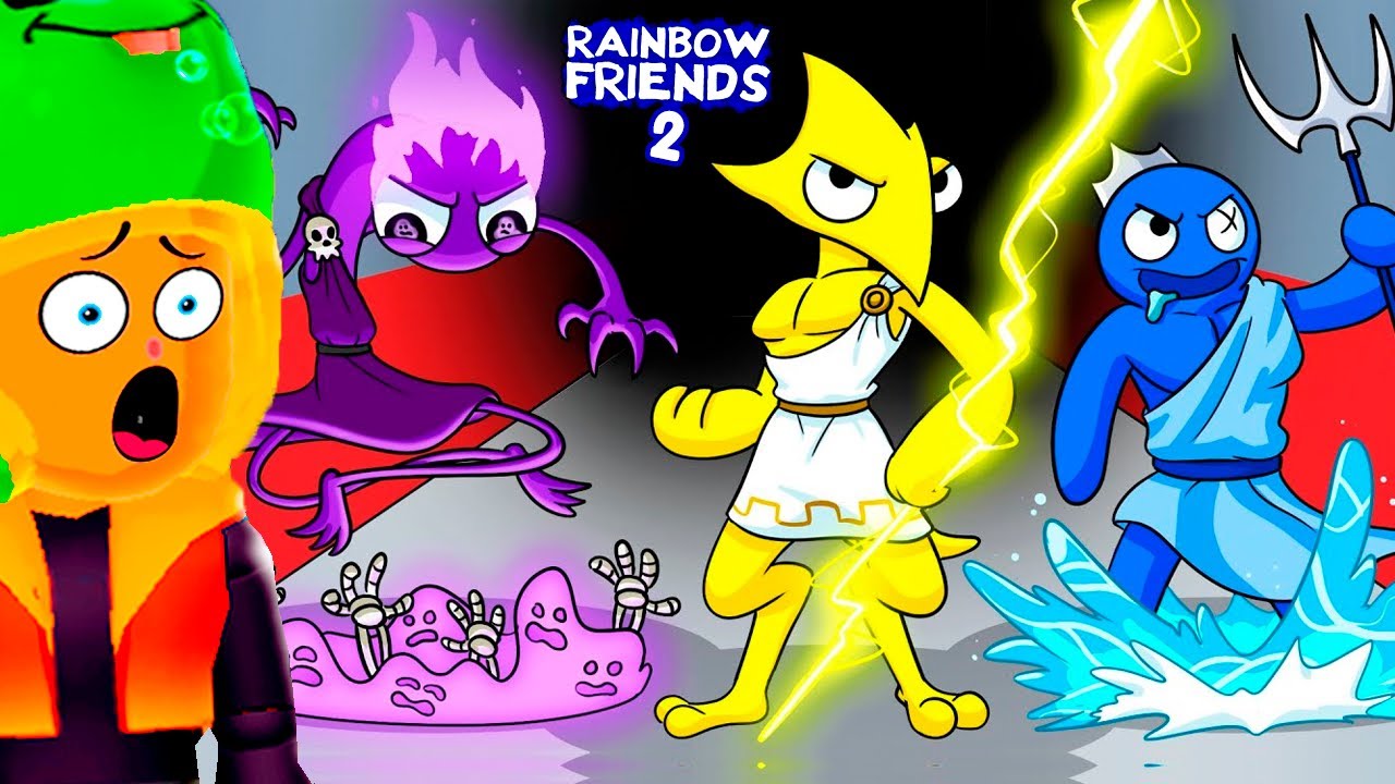 ¡LOS RAINBOW FRIENDS 2 pero SON DIOSES en ROBLOX! (ANIMATION) 🐸 SIMBA ...