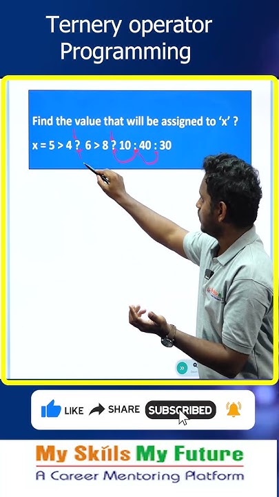 Ternery operator_Programming | Nishanth sir - YouTube
