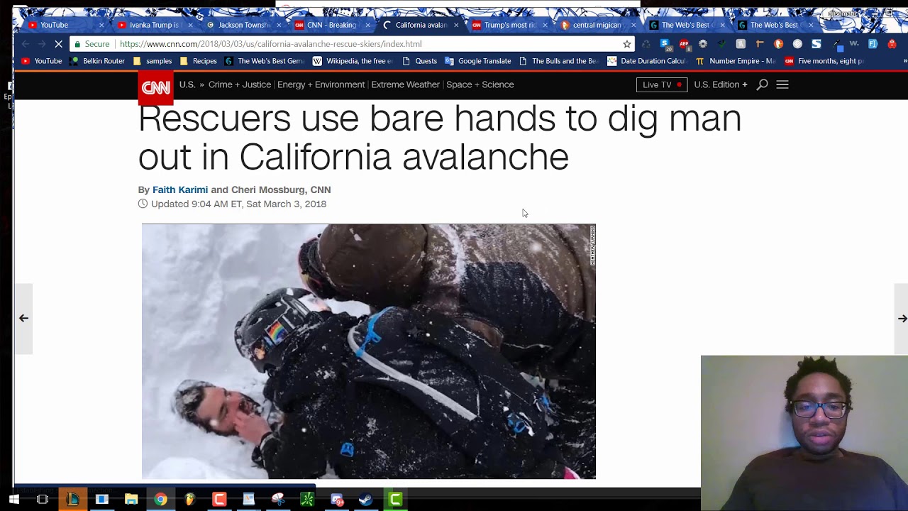 Fake Avalanche Rescue - YouTube
