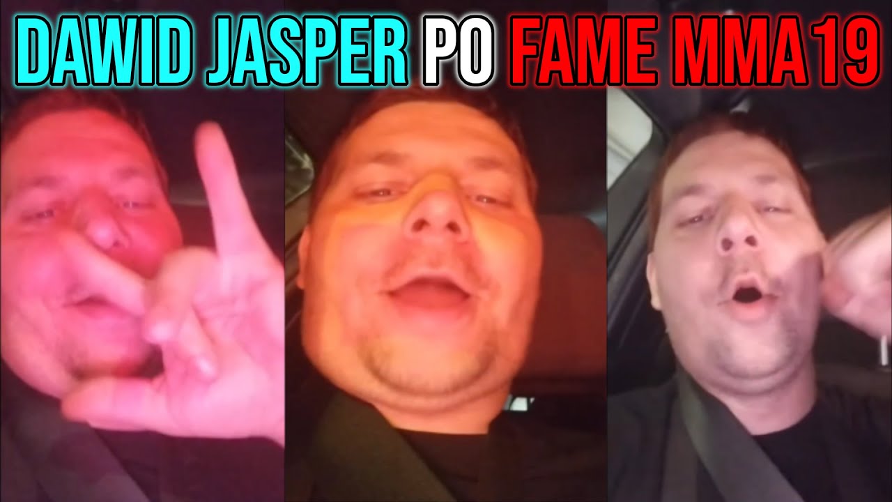Dawid Jasper IRL po Fame MMA 19 - ostro o Franiu, kebab, mortadela i I ...