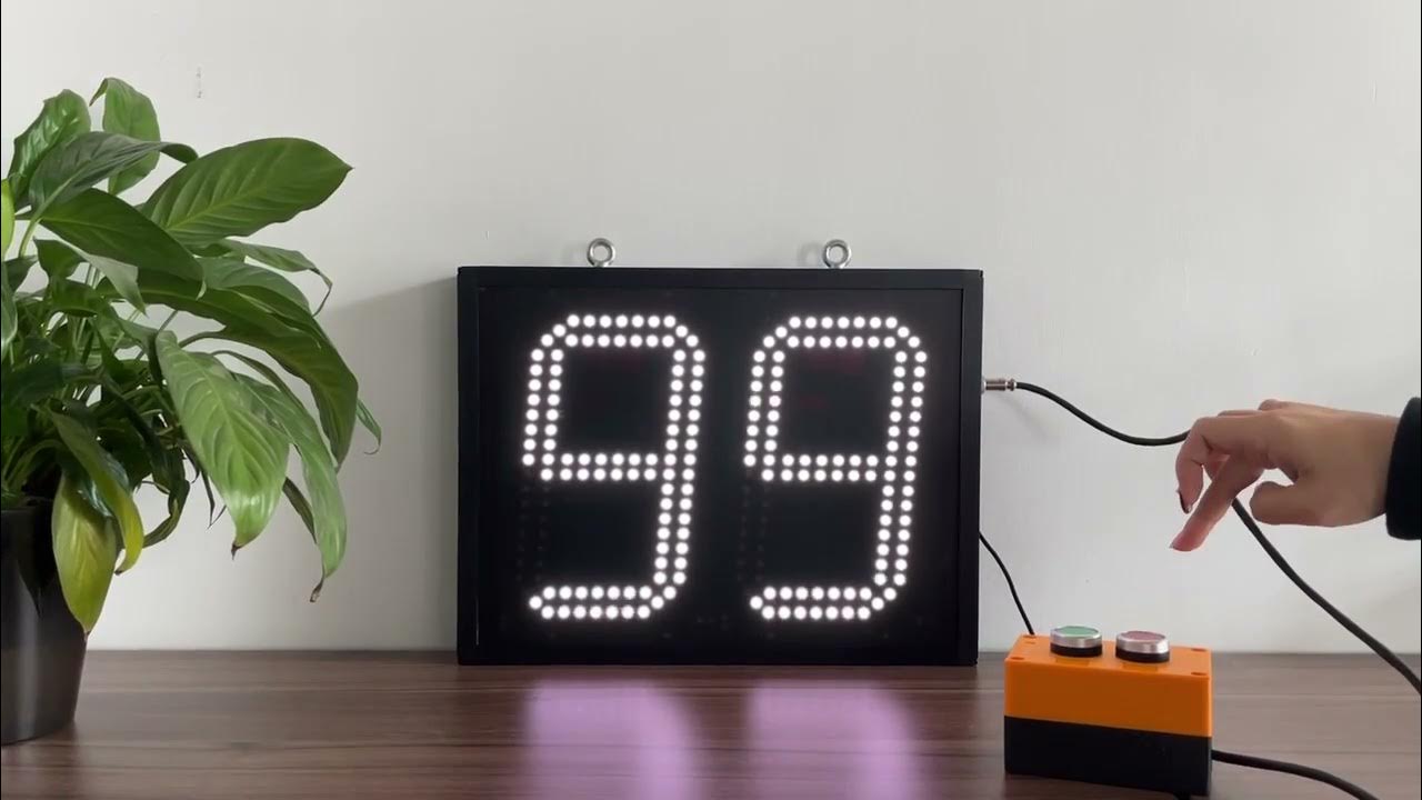 2 Digits 9 Inch 0-99 Counters With Button Control/ Lap Counters Display (start, stop, reset ...