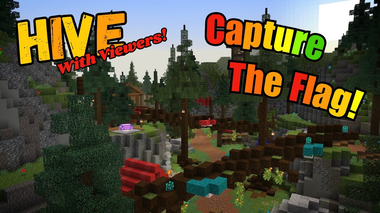 Minecraft Capture The Flag WITH VIEWERS (The Hive) - YouTube