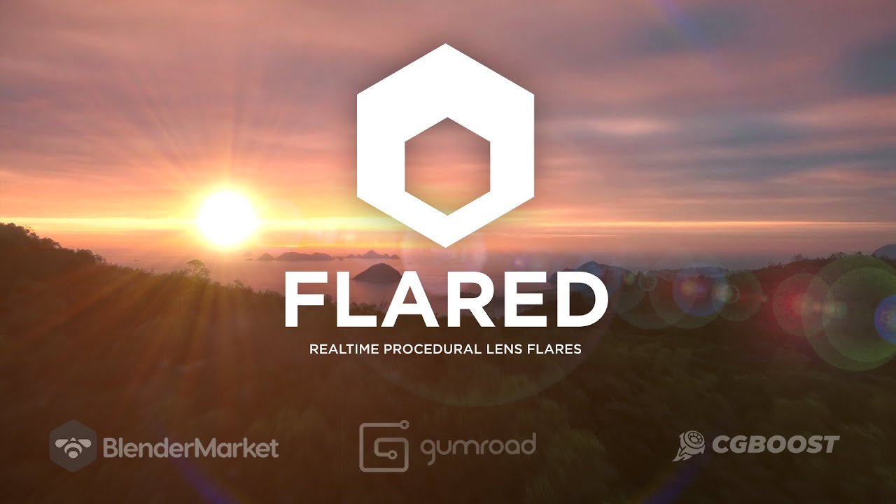 FLARED - Lens Flare Generator for Blender - YouTube