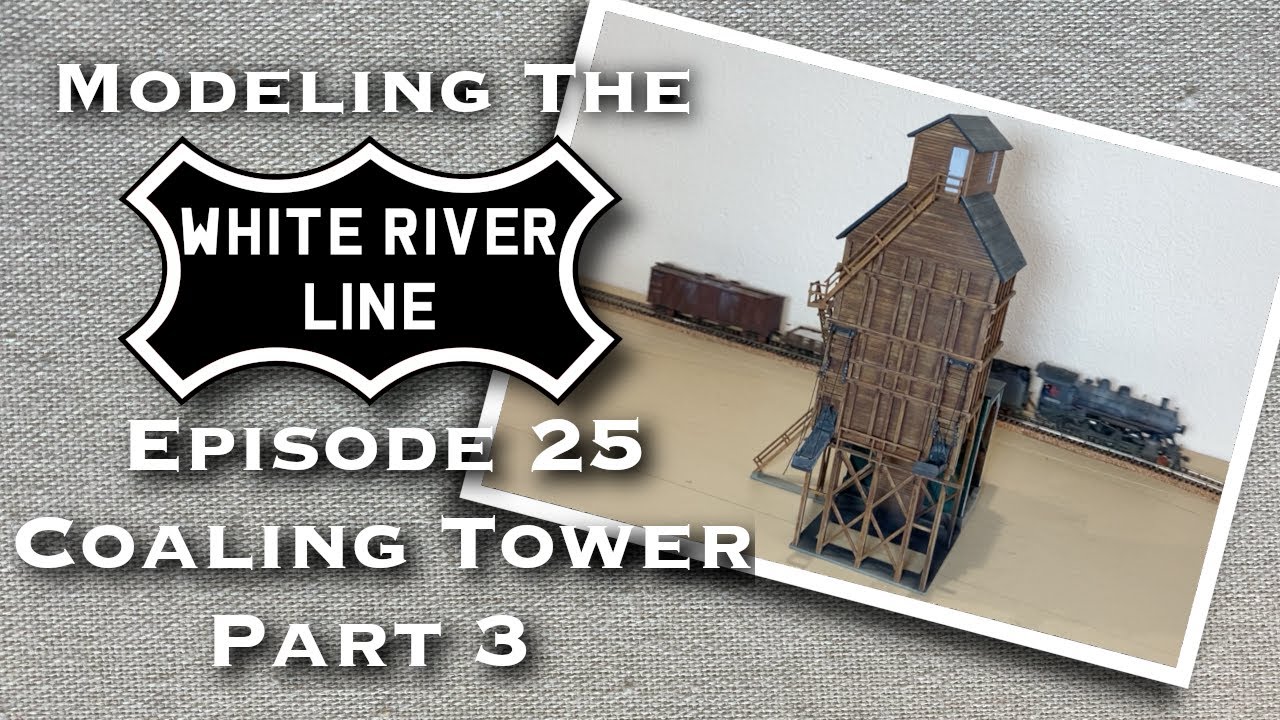 Building a Walthers Coaling Tower for My Model Railroad Part 3 - YouTube